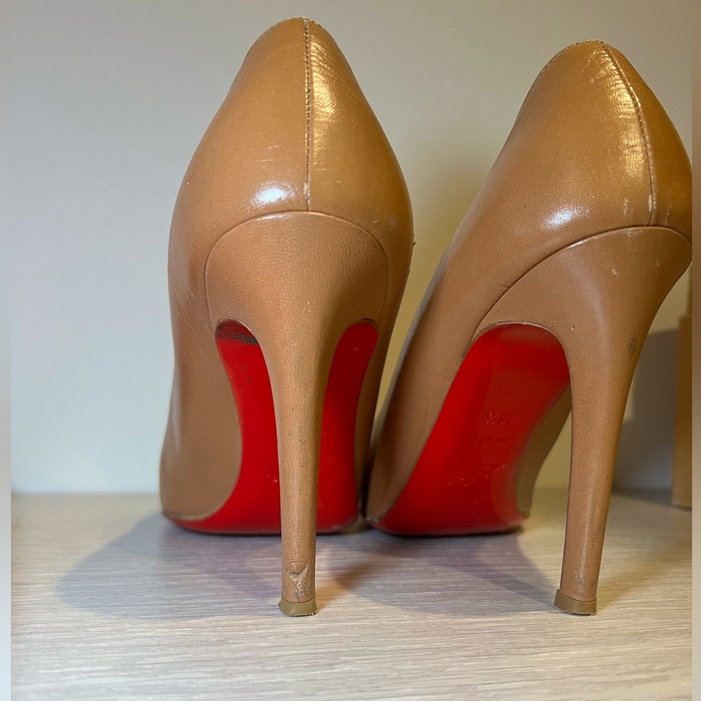 Christian Louboutin Simple 100 Camel Pumps - Gem